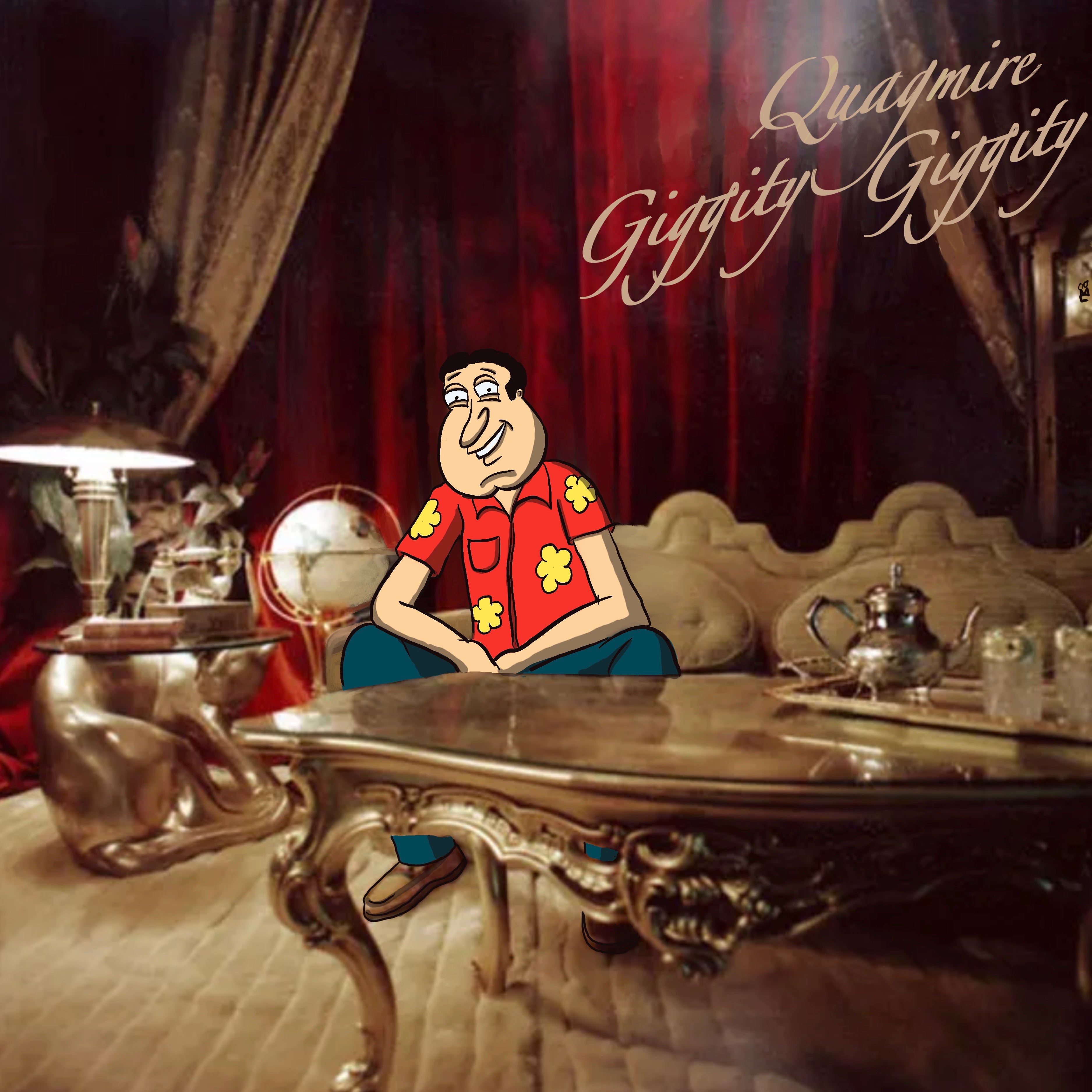 Quagmire x Masego album cover mashup poster – Candabis