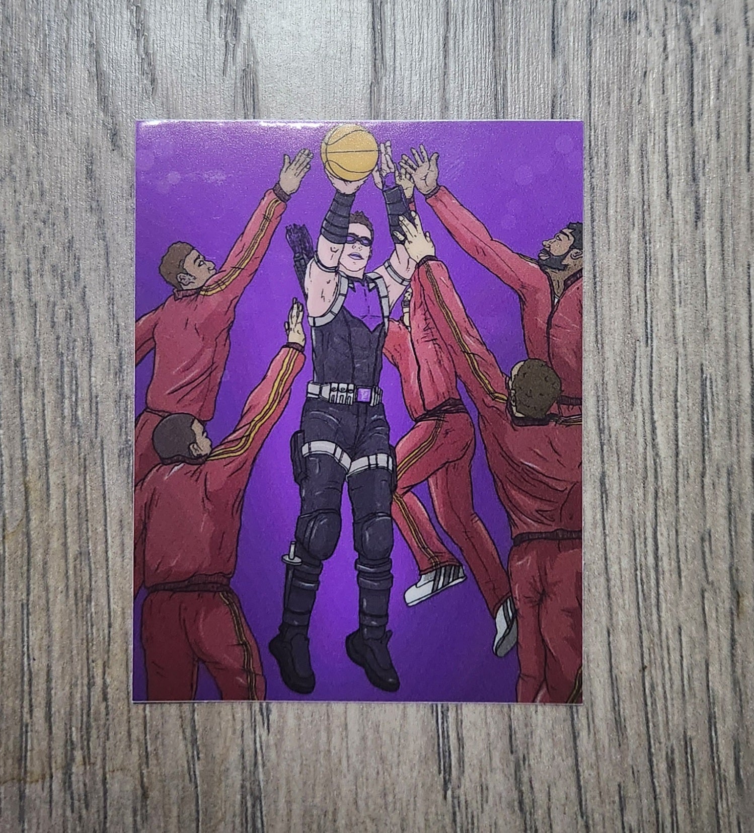 Avenvers' Hawkeye x Steph Curry mashup sticker – Candabis