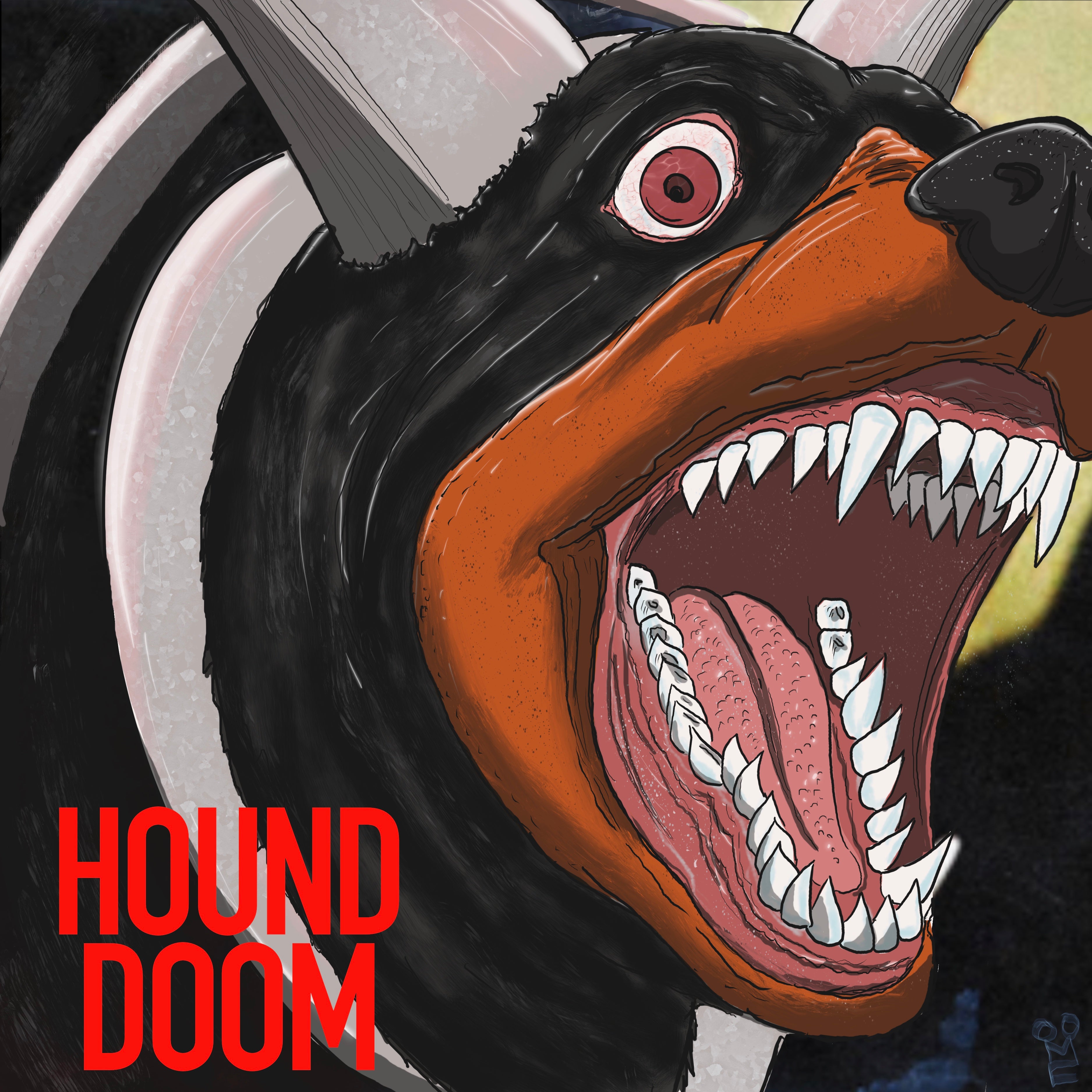 Hound doom x Metro Boomin album cover mashup poster – Candabis