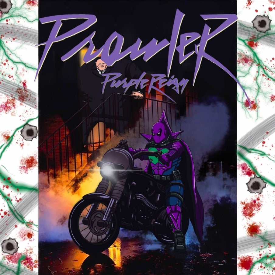 Prowler x Prince album cover mashup poster – Candabis