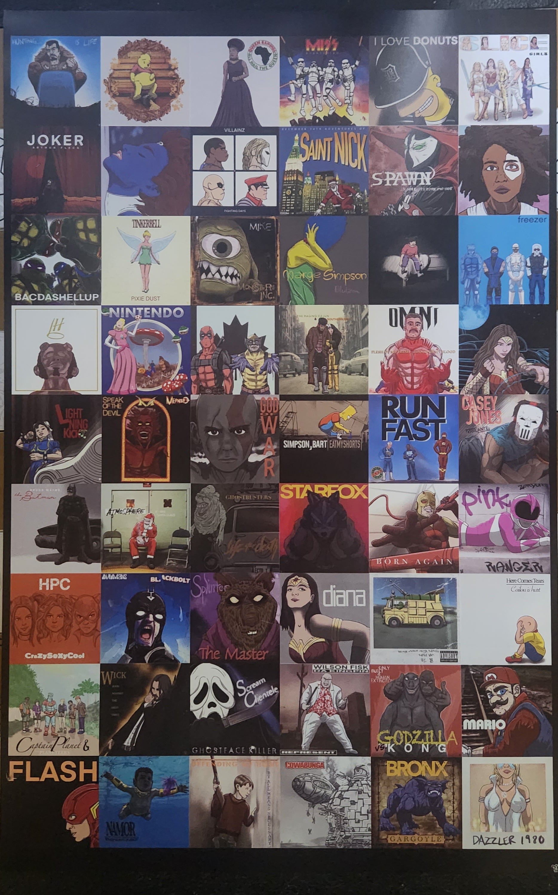 Album cover mashup Vol. 1 poster – Candabis